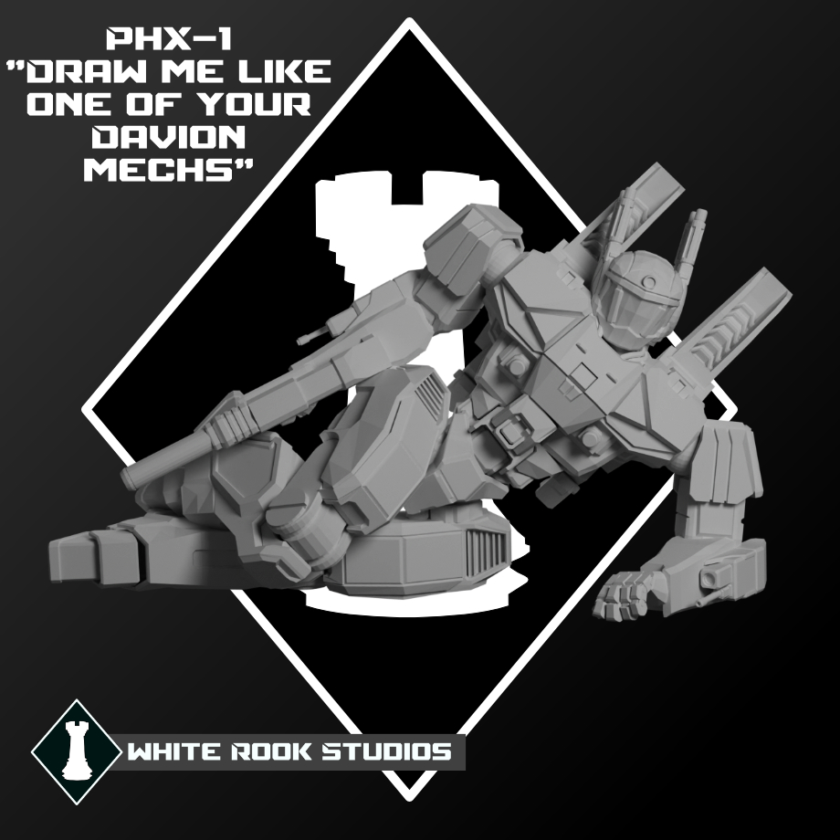 Phoenix Hawk PHX - White Rook Studios