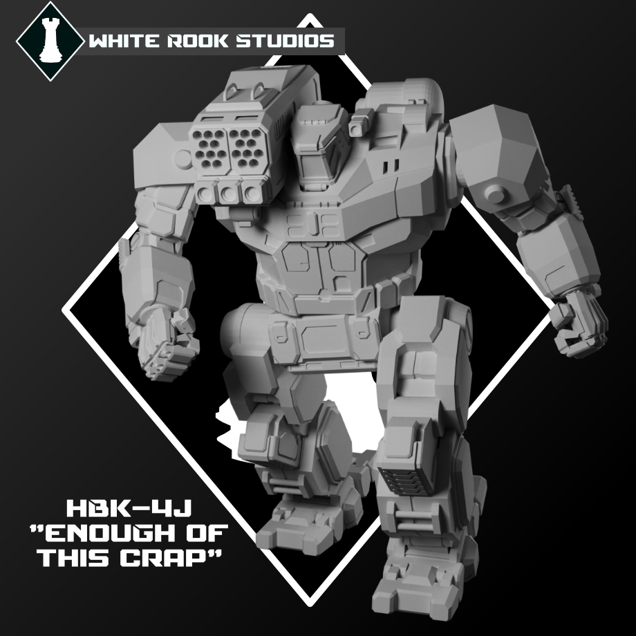 Hunchback HBK 4 Series- Lance Leader - White Rook Studios