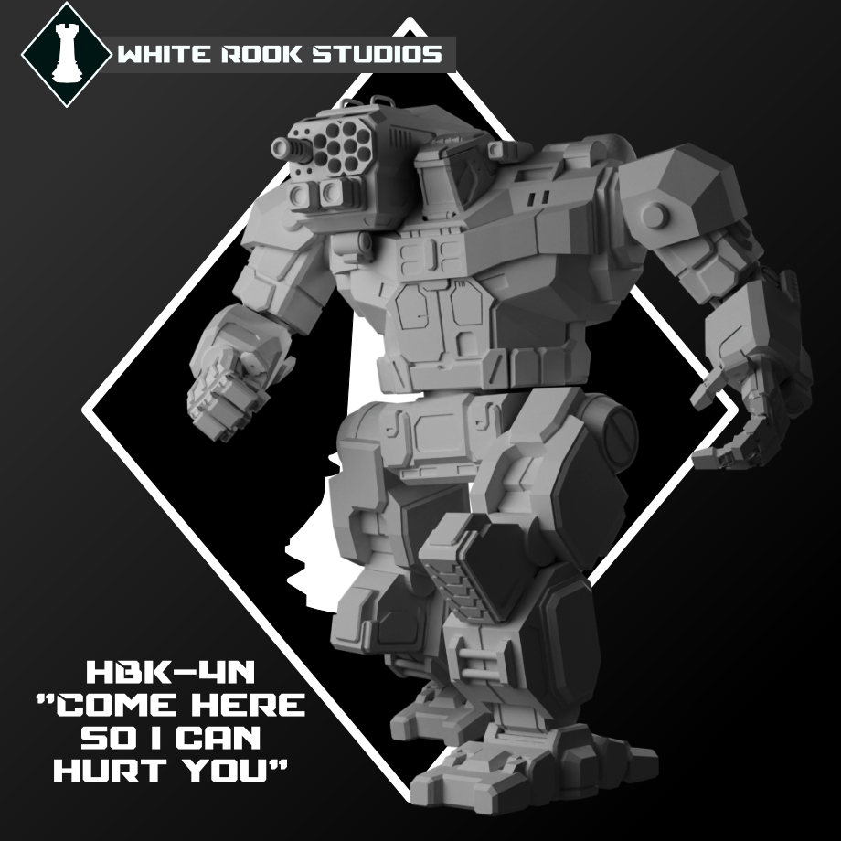 Hunchback HBK 4 Series- Lance Leader - White Rook Studios