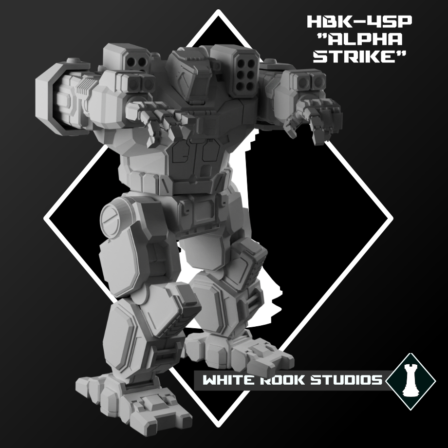 Hunchback HBK 4 Series- Lance Leader - White Rook Studios